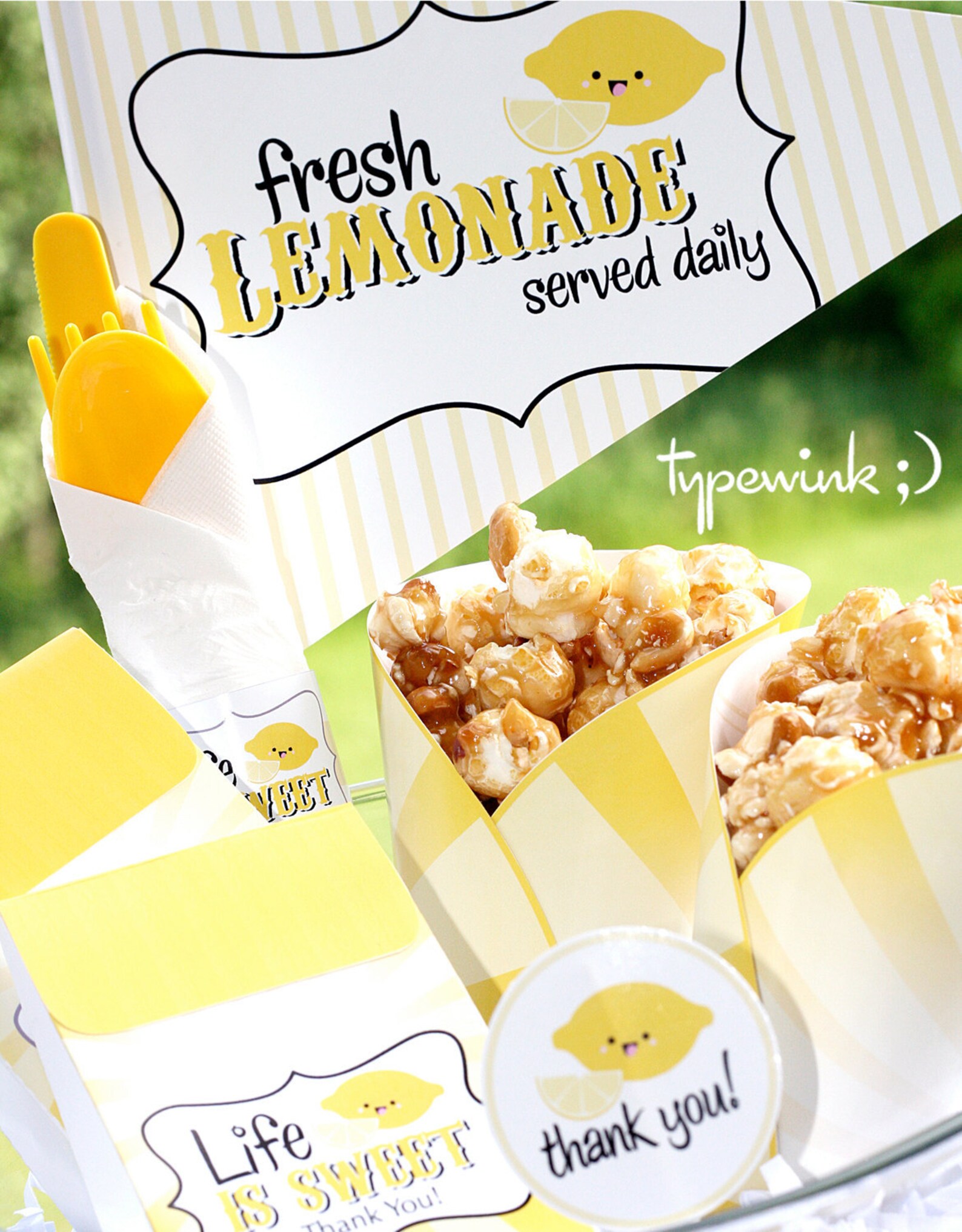 Lemonade Stand Party - EDITABLE - PHOTO INVITATION - (printable) - Etsy