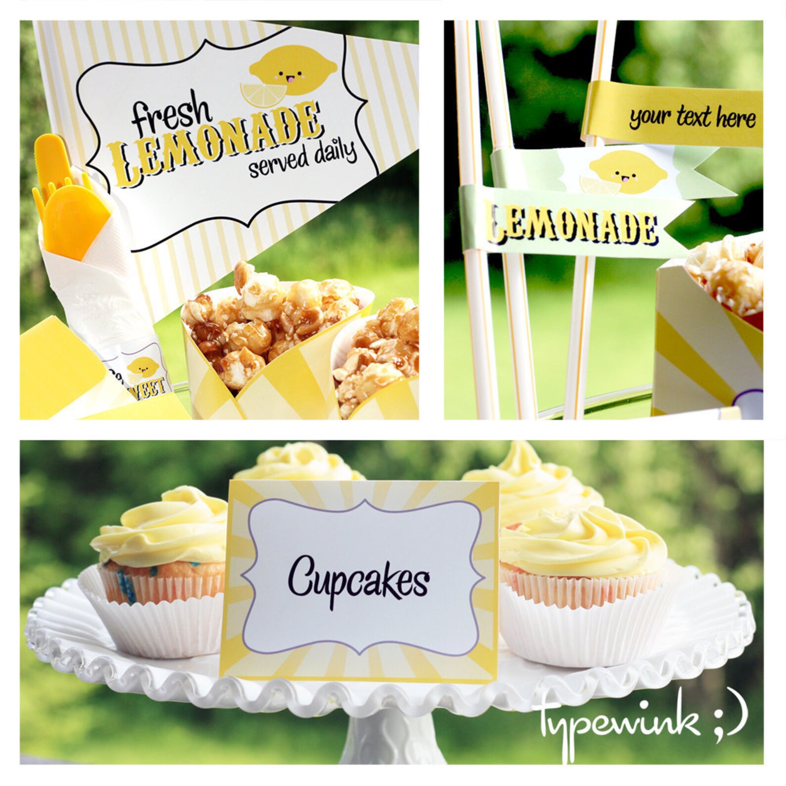 Lemonade Stand Party - EDITABLE - PHOTO INVITATION - (printable) - Etsy