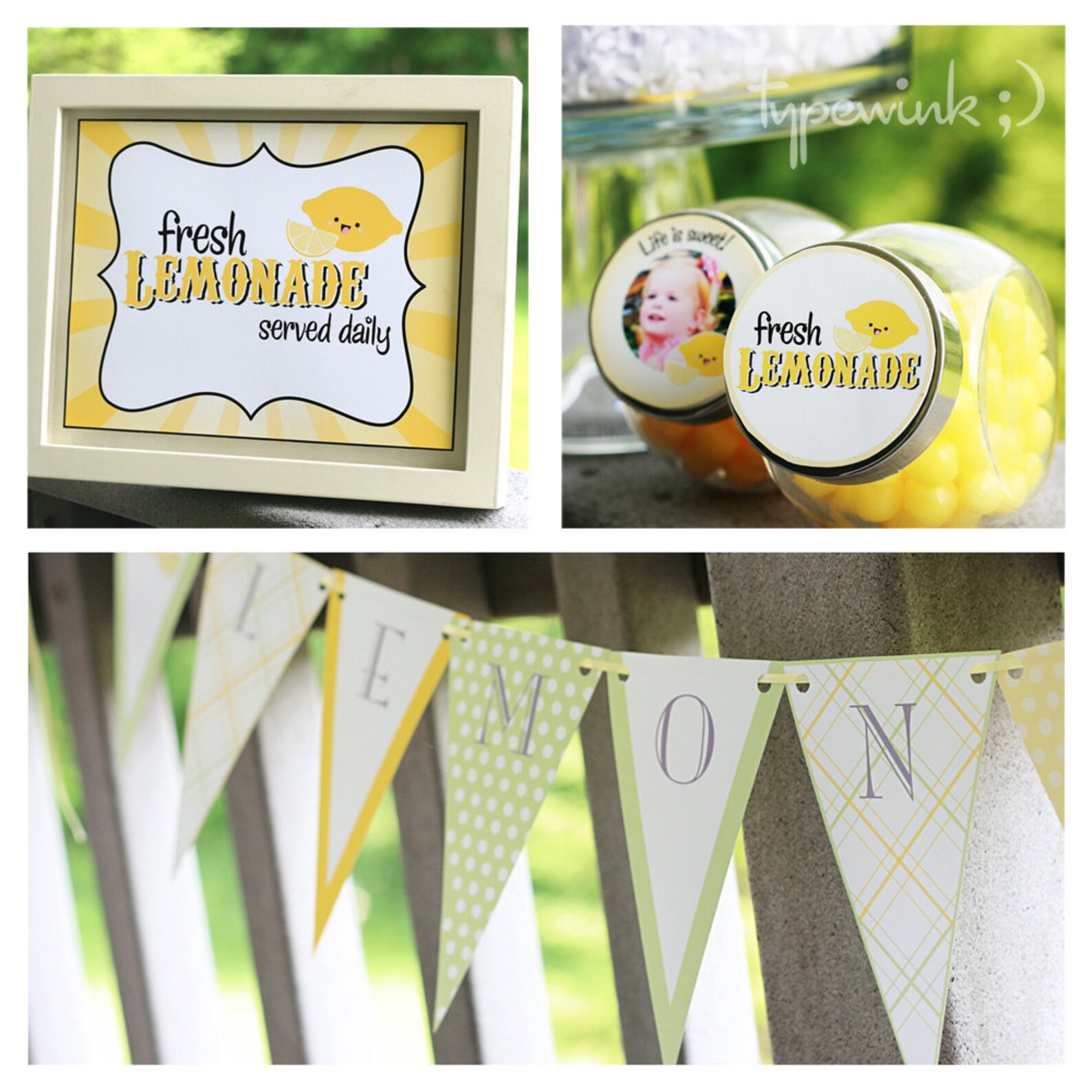 Lemonade Stand Party - EDITABLE - PHOTO INVITATION - (printable) - Etsy