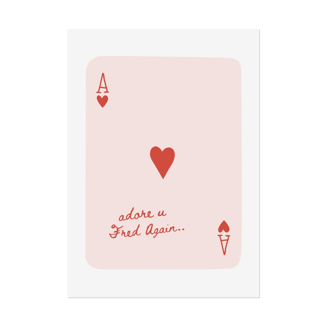 Fred Again Adore U rolled Poster - Etsy