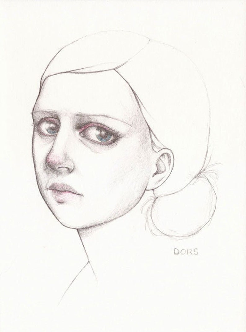 Original Drawing - Eve - by Kristyn Dors - Etsy