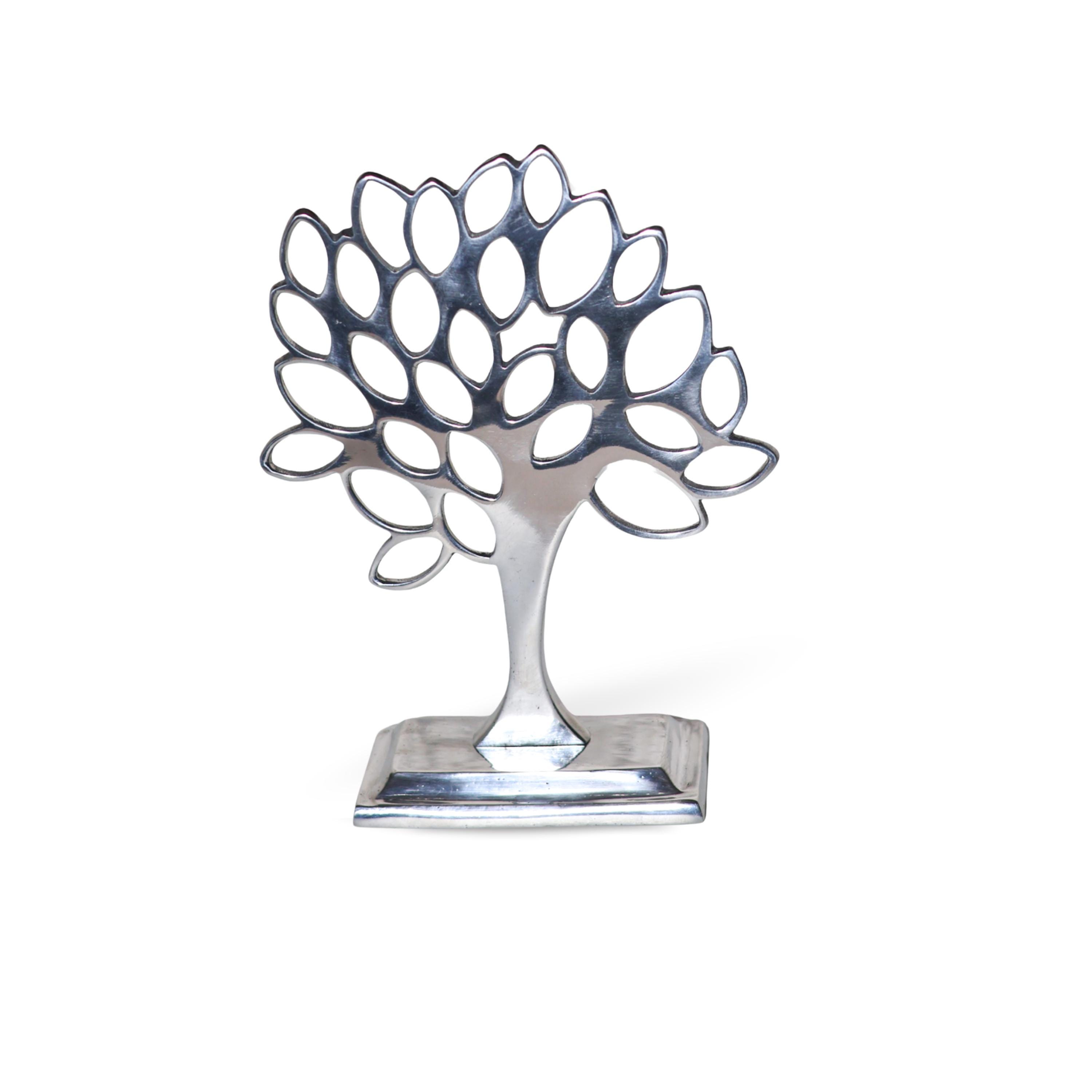 Pewter Tree of Life Table Ornament: Modern Home Decor (9" X 9.5") - Etsy