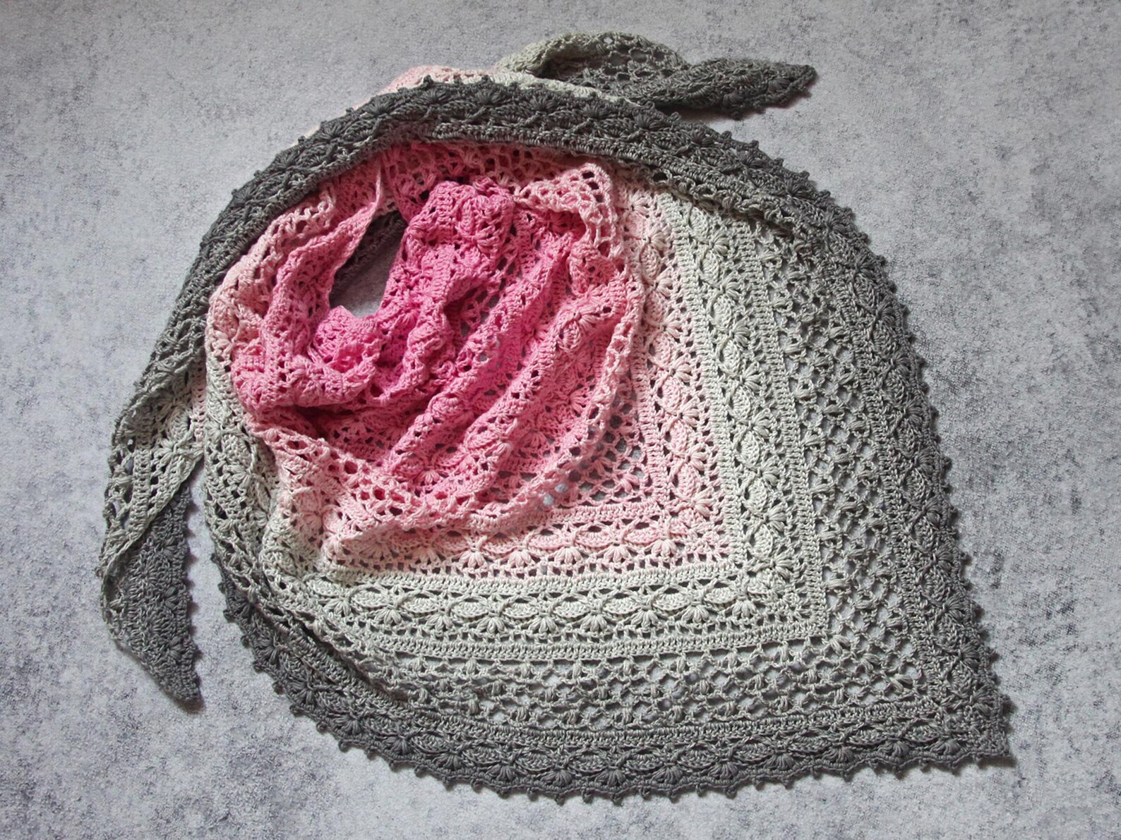 Crochet Shawl Pattern - Azalea Shawl - Crochet Wrap Pattern - Crochet ...