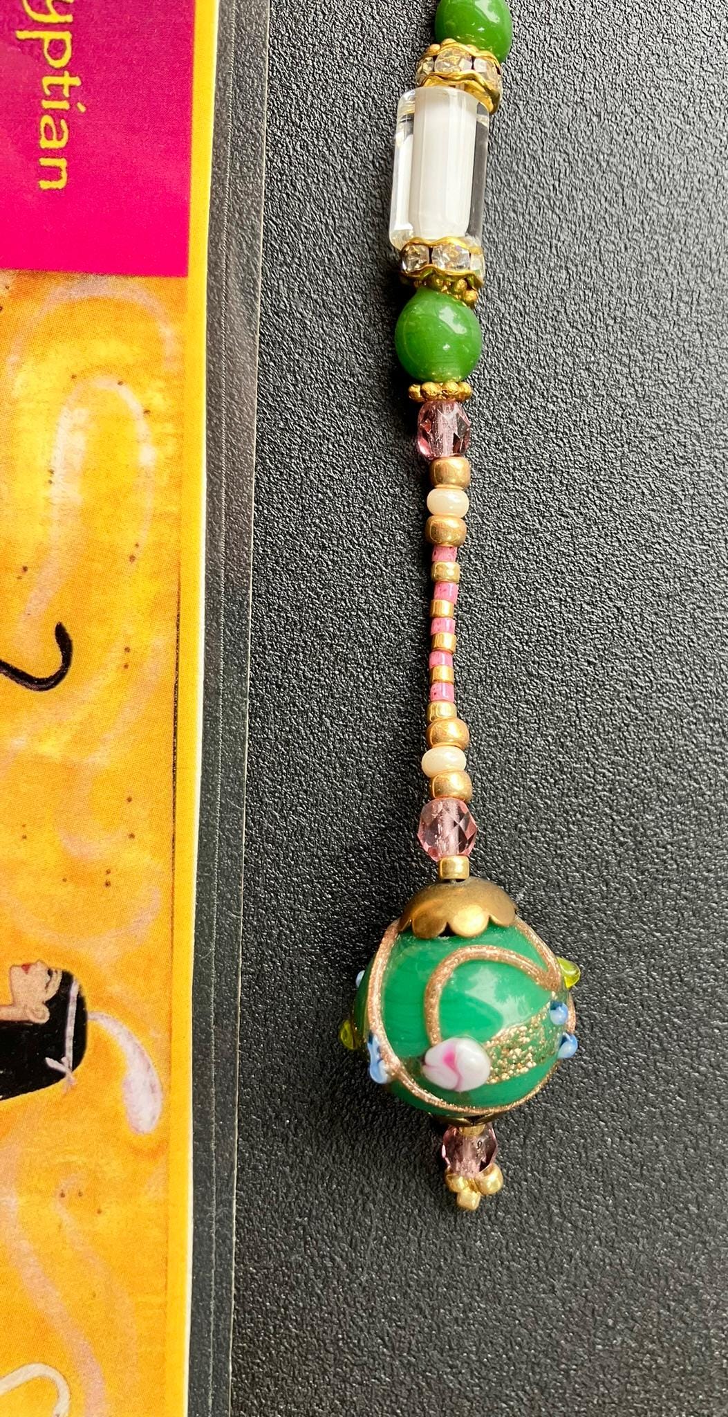 Egyptian Goddess Maat (original Print) Bookmark Beaded - Etsy