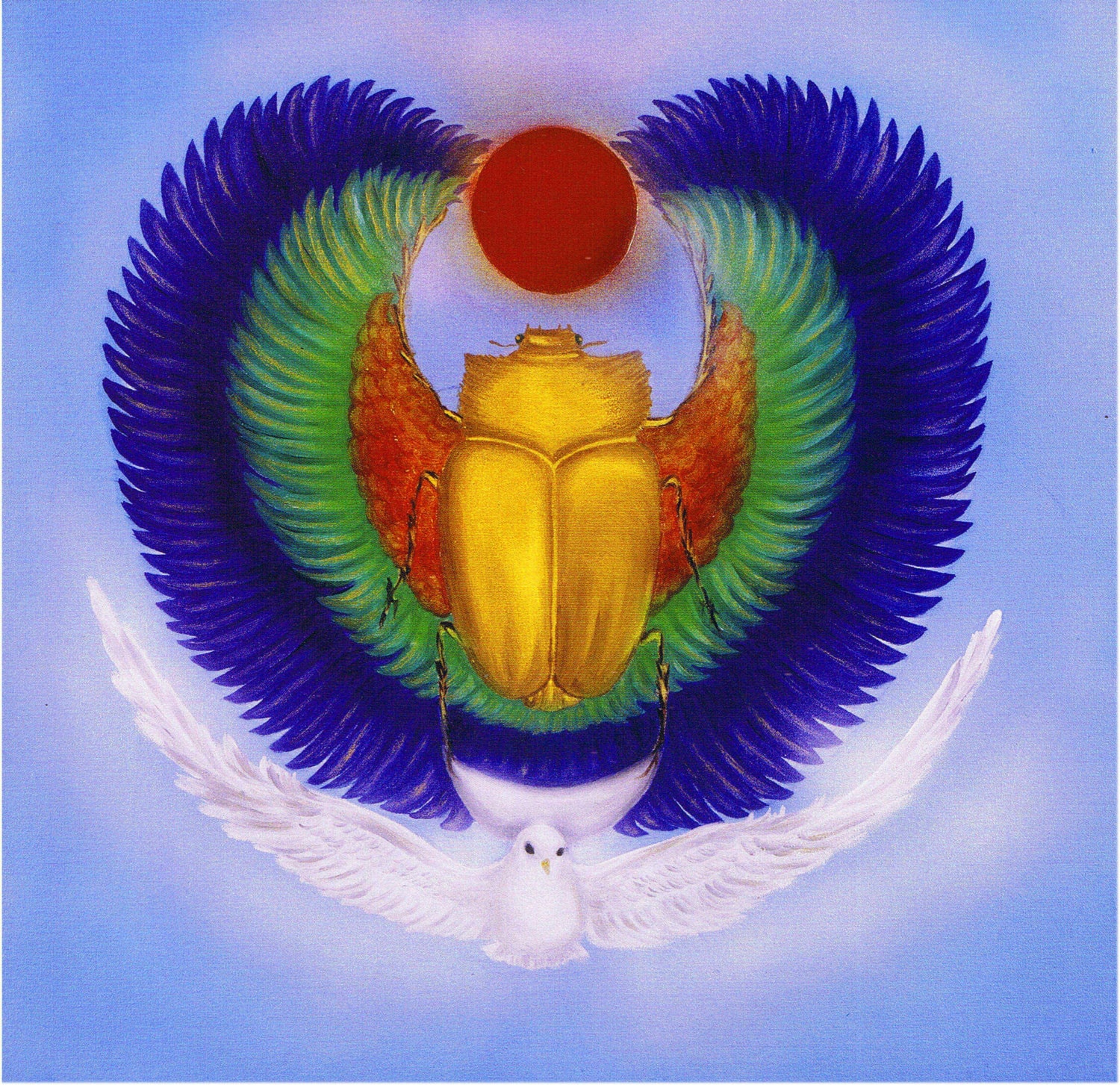 Egyptian Divine Khepera Original 8 X 10 Print - Etsy