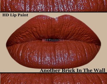 Brick red lipstick | Etsy