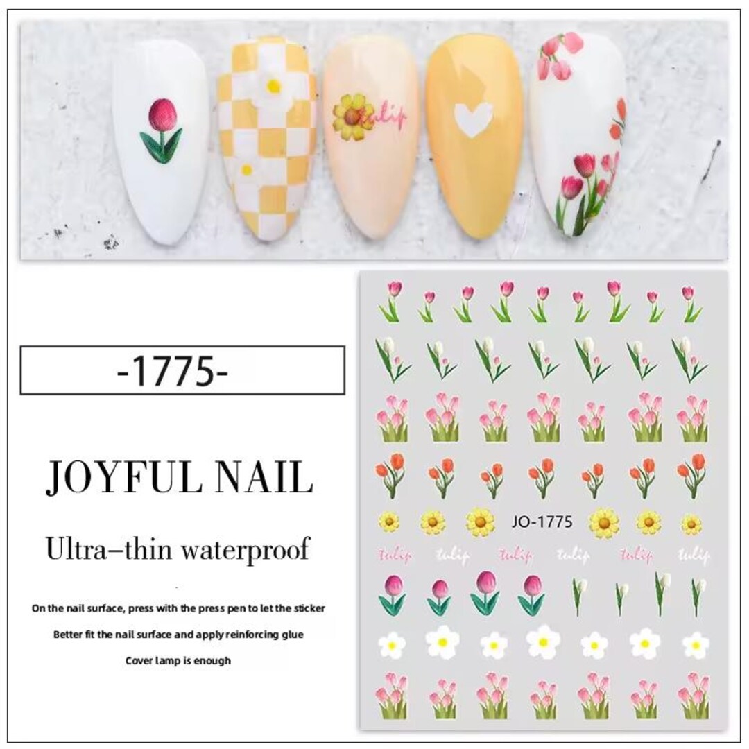 Spring Blossom Nail Decals- Self Adhesive 3D Nail Art JO-1775 - Etsy