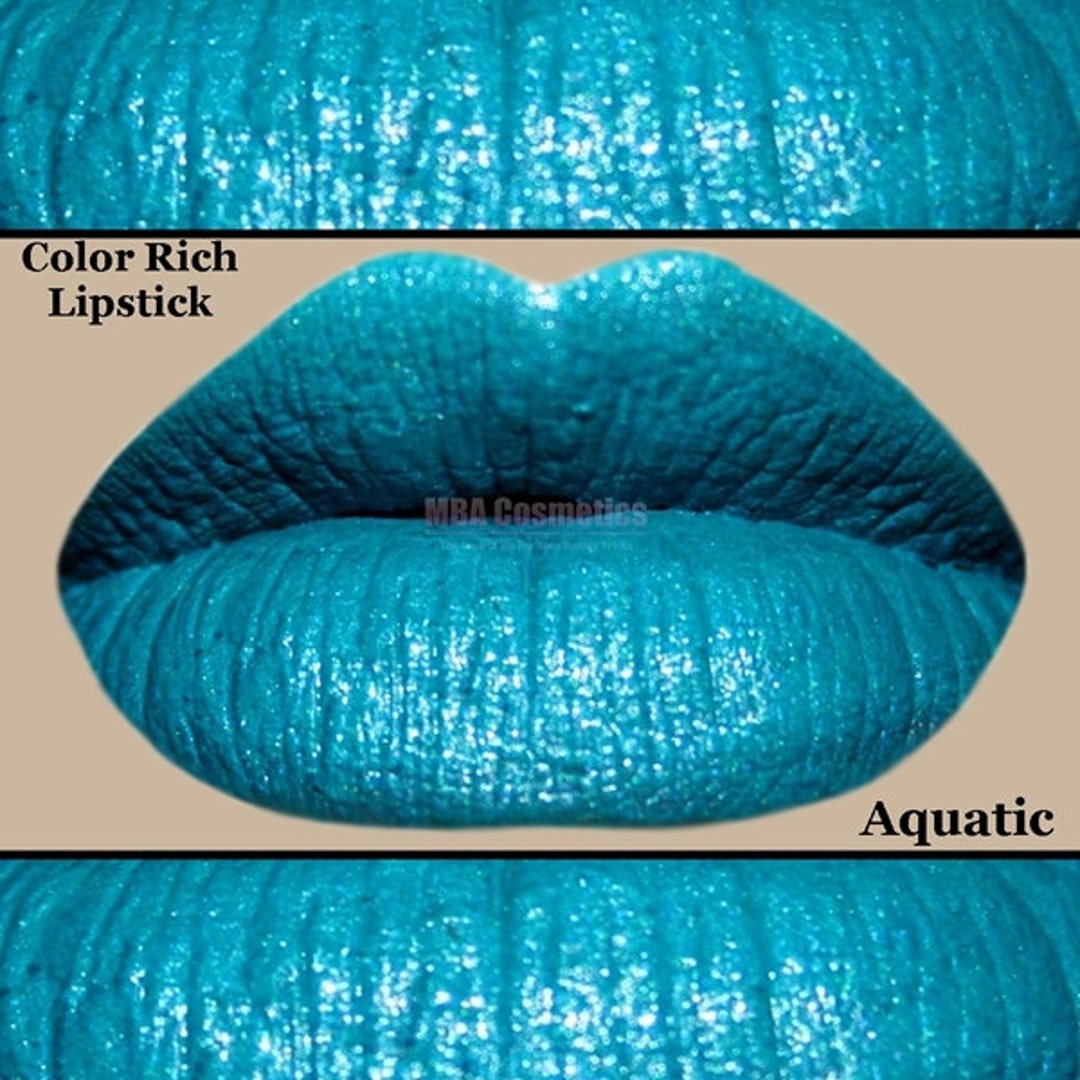 Turquoise Color Rich Lipstick -aquatic - Etsy