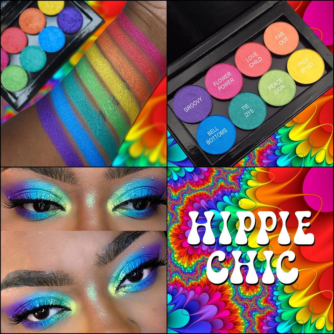 Hippie Chic-pressed Eyeshadow Bundle - Etsy