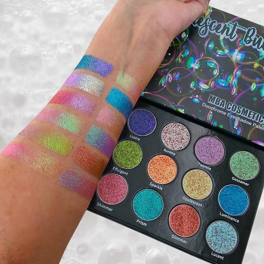 Iridescent Bubbles Duochrome Eyeshadow Palette - Etsy