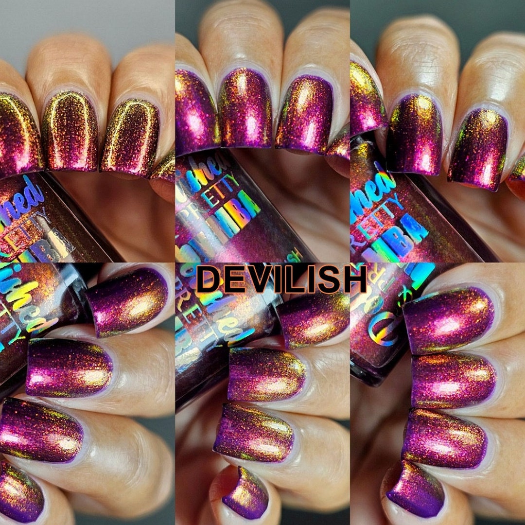 Devilish-nail Polish--large 15ml - Etsy