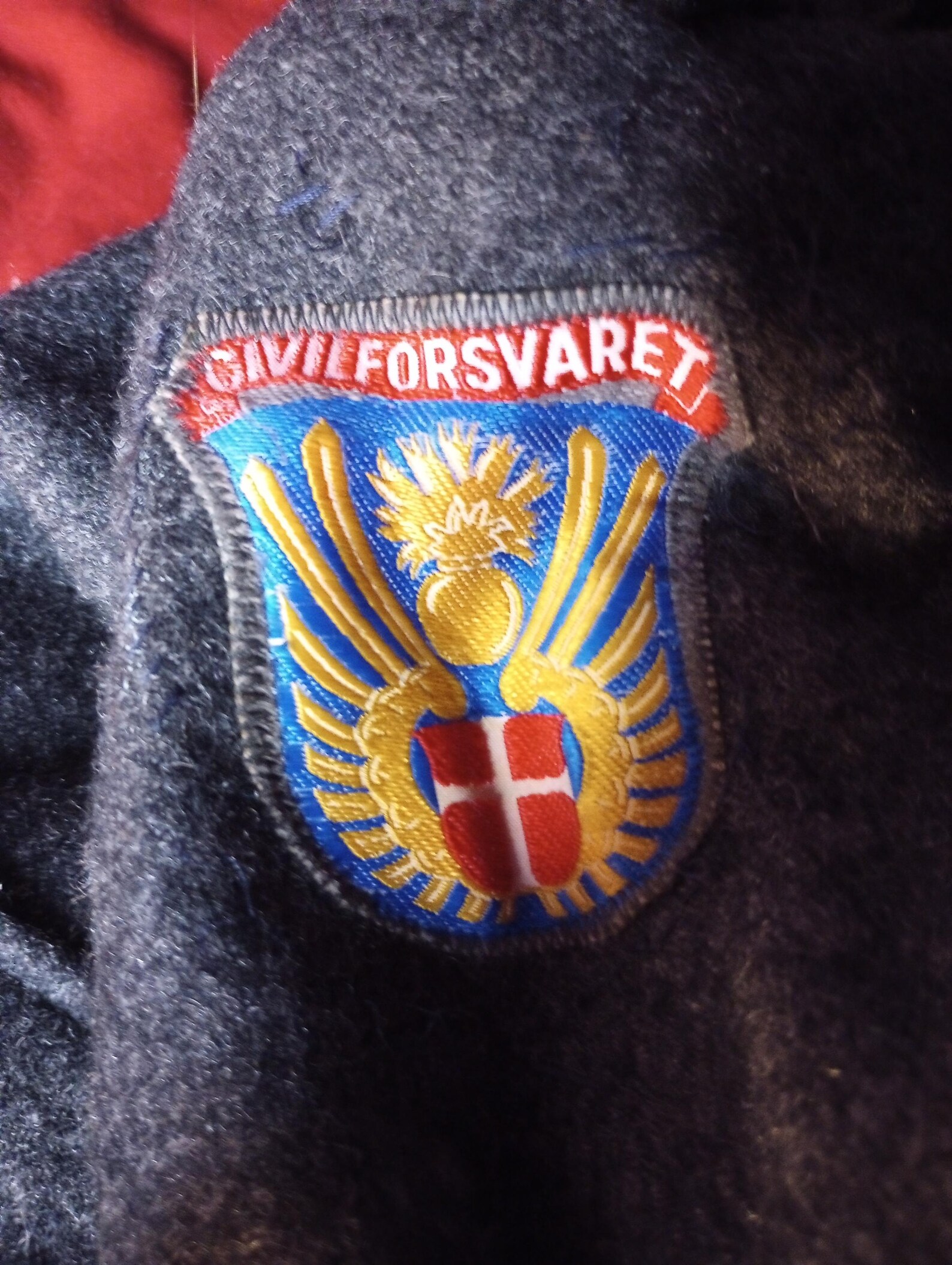 Danish Military, Gray, Wool, Tweed, Jacket, Civilforsvaret - Etsy