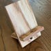 Handmade Oak Wood Phone Stand - Etsy