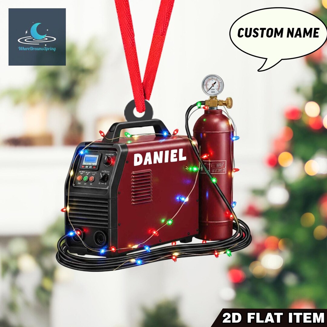 Personalized Welding Machine Chirstmas Ornament,christmas Tree Gas Tank ...