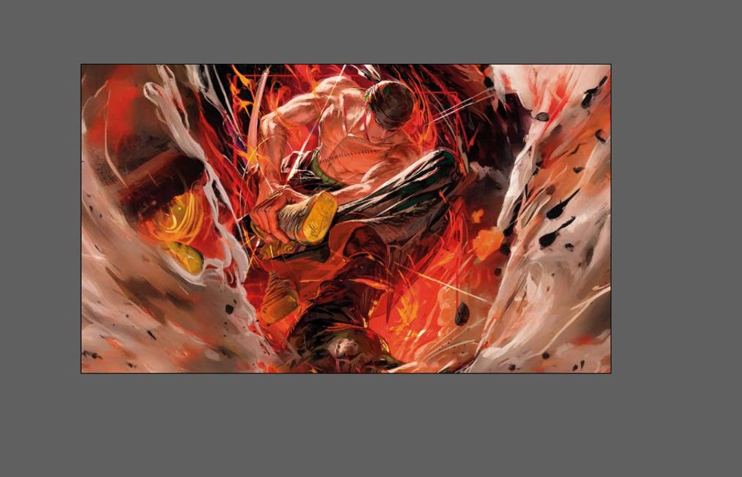 Zoro Digital Design for Playmat HD Image - Etsy