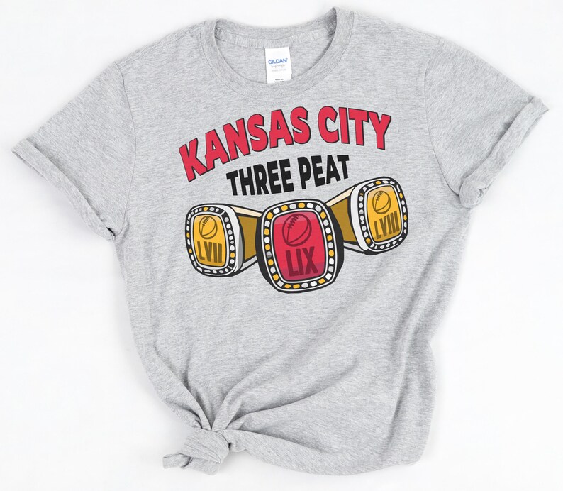 Kansas City png / kc three peat / 3 peat svg / Día del juego / Diseño ...