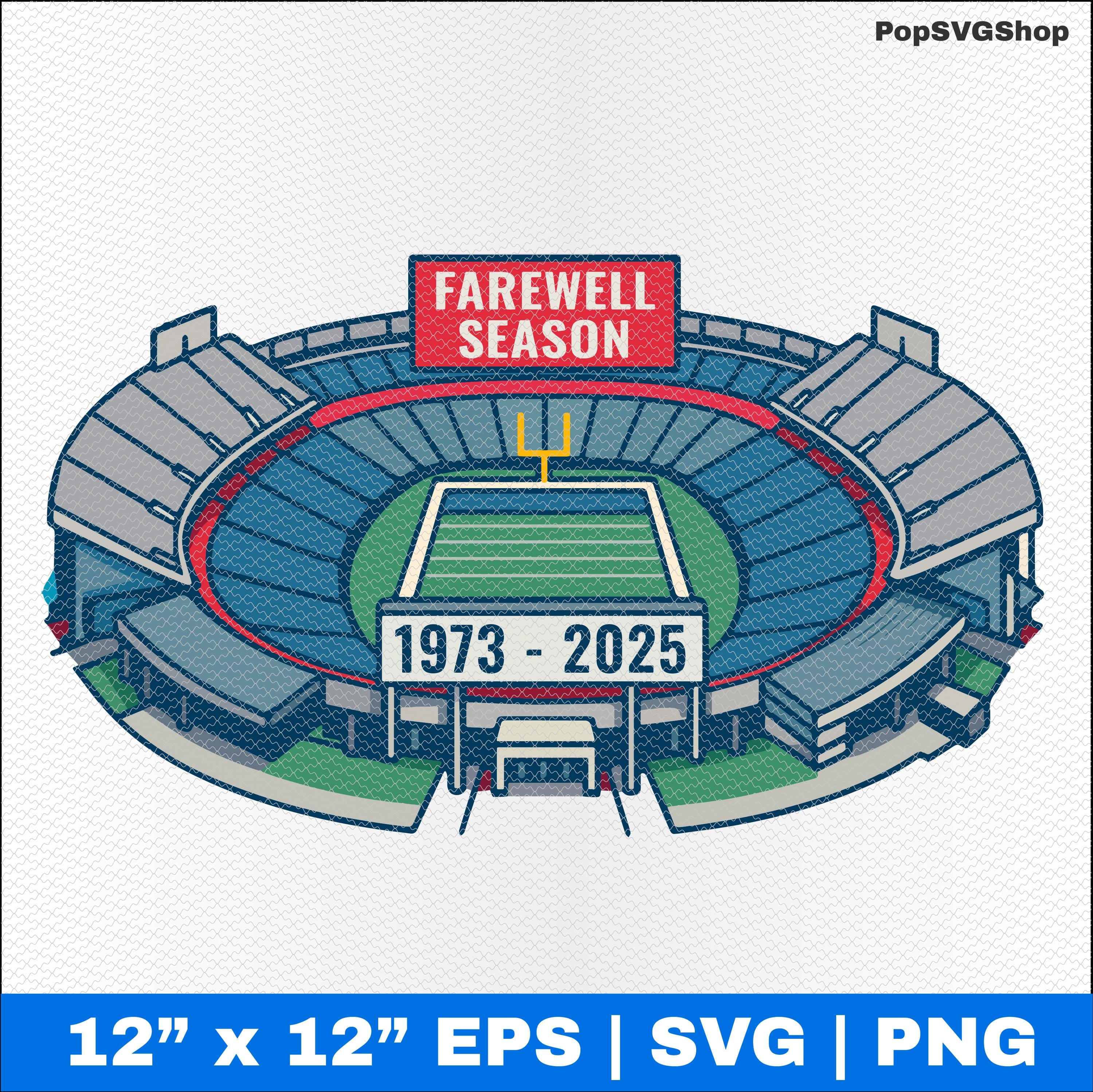 Buffalo Football Farewell Season PNG: Orchard Park Stadium Design ...