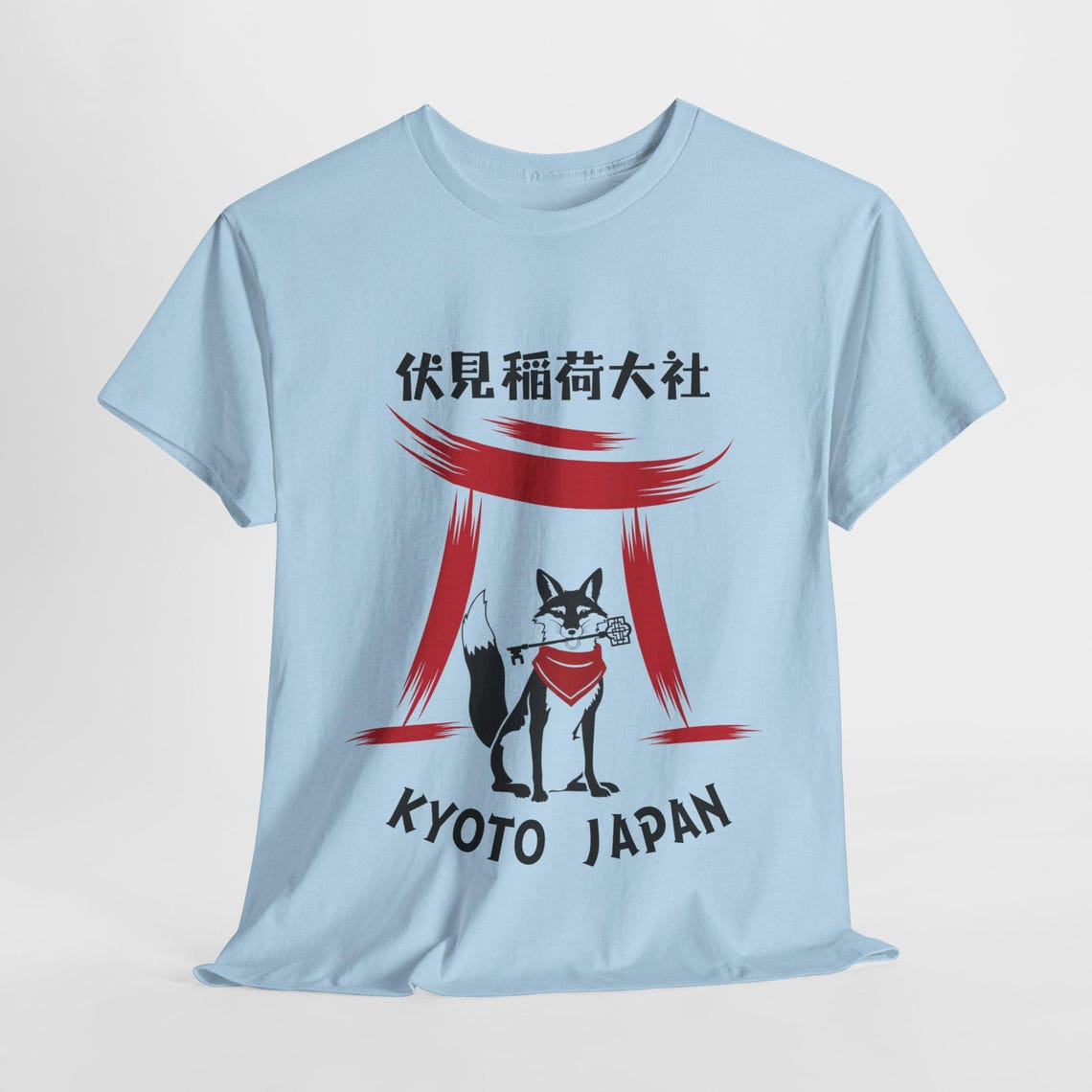 Fushimi Inari Taisha Shrine T-Shirt Japan Torii Gates Graphic Tee Japan ...