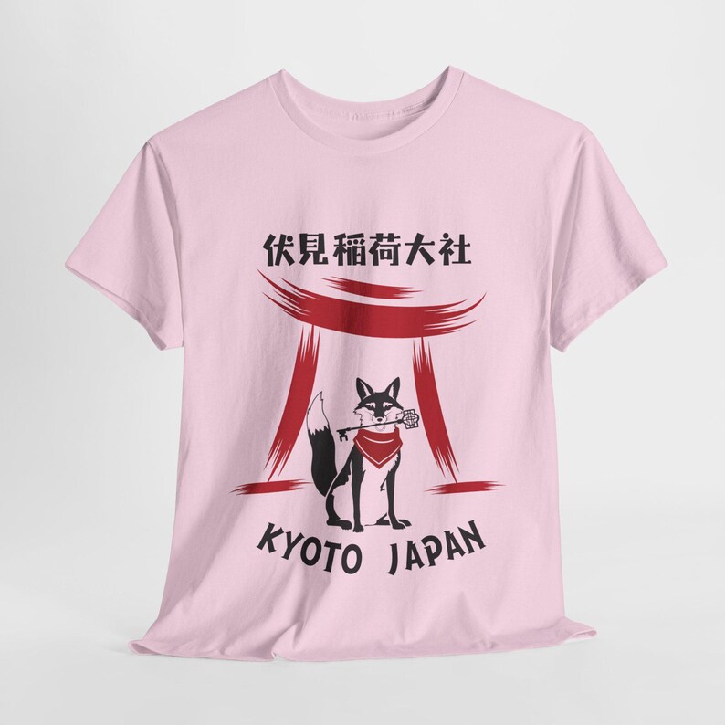 Fushimi Inari Taisha Shrine T-Shirt Japan Torii Gates Graphic Tee Japan ...