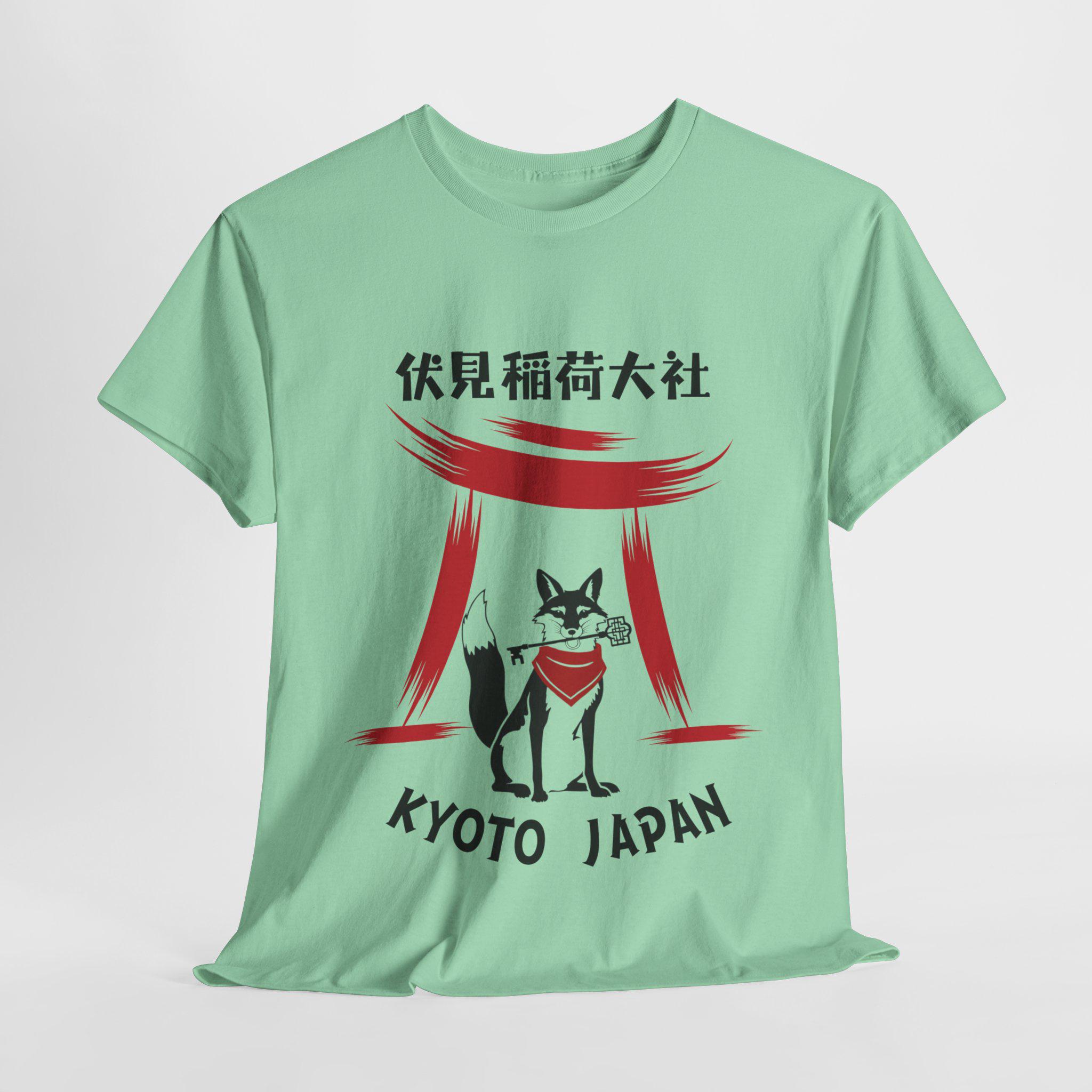 Fushimi Inari Taisha Shrine T-Shirt Japan Torii Gates Graphic Tee Japan ...