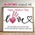 Printable Valentines Day Handprint Craft, Art for Kids, Keepsake Art ...