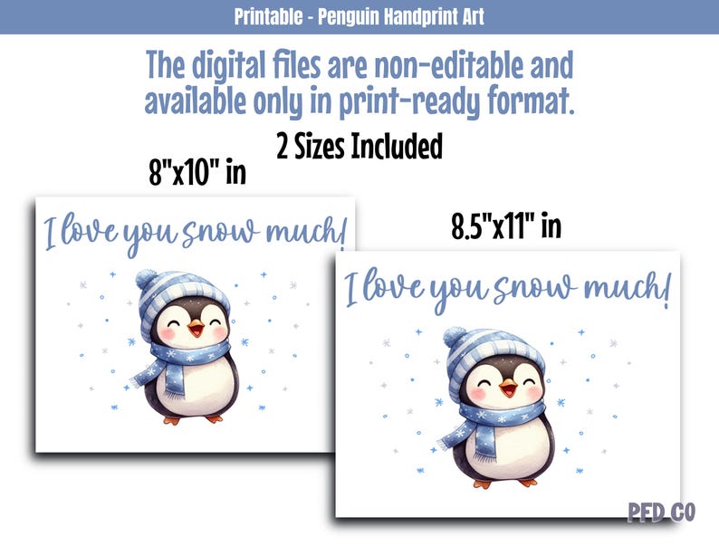 Preschool Winter Handprint Craft, Printable Preschool Activity, Baby ...