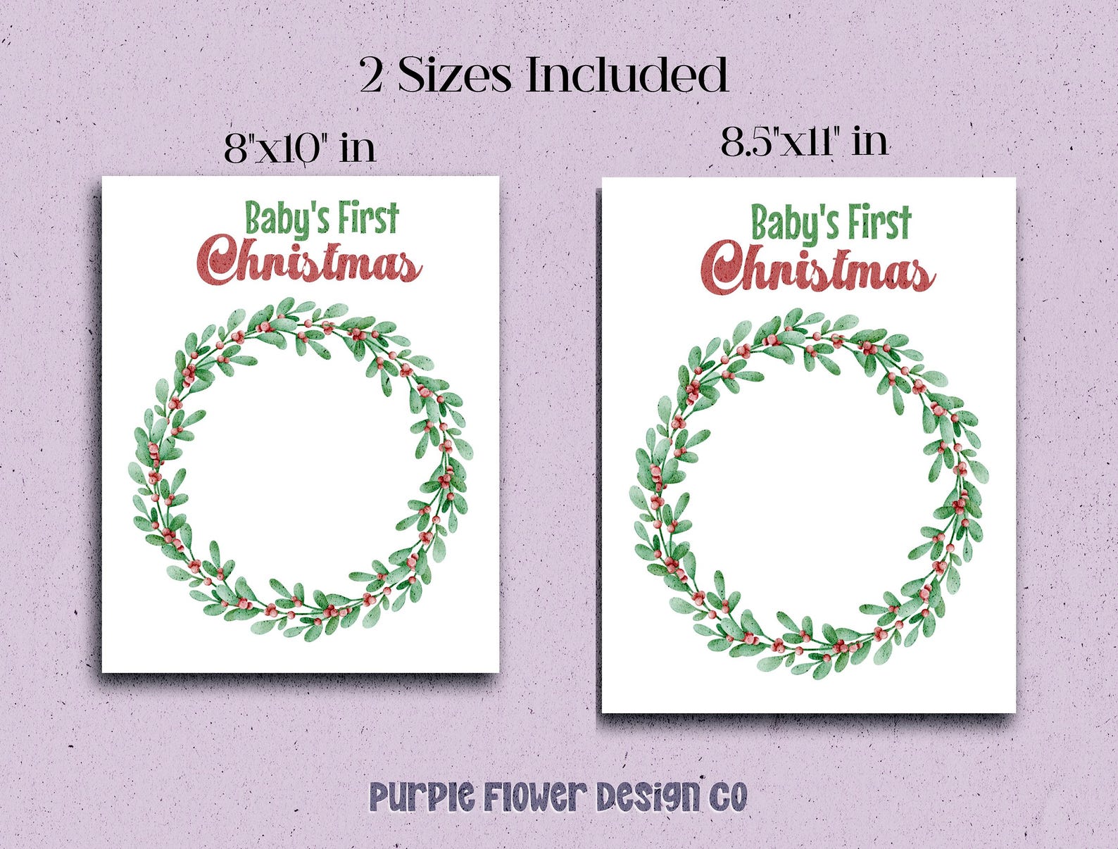 First Christmas Printable, Baby's First Christmas Handprint Craft ...