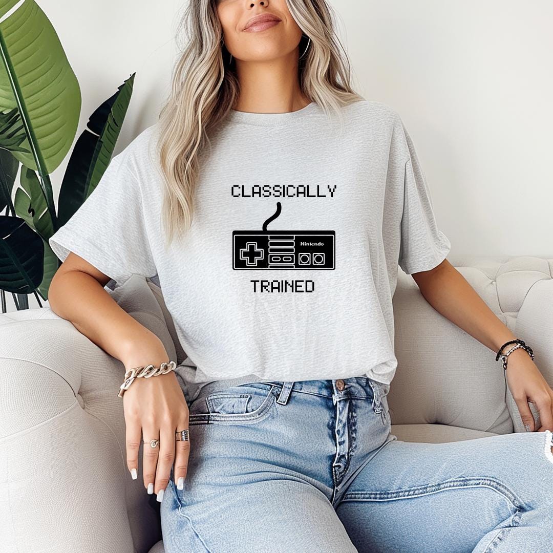 Classically Trained Console Gaming Unisex Tee, Gaming Switch T-shirt ...