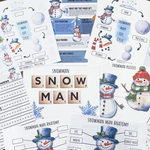 Snowman Unit - Etsy