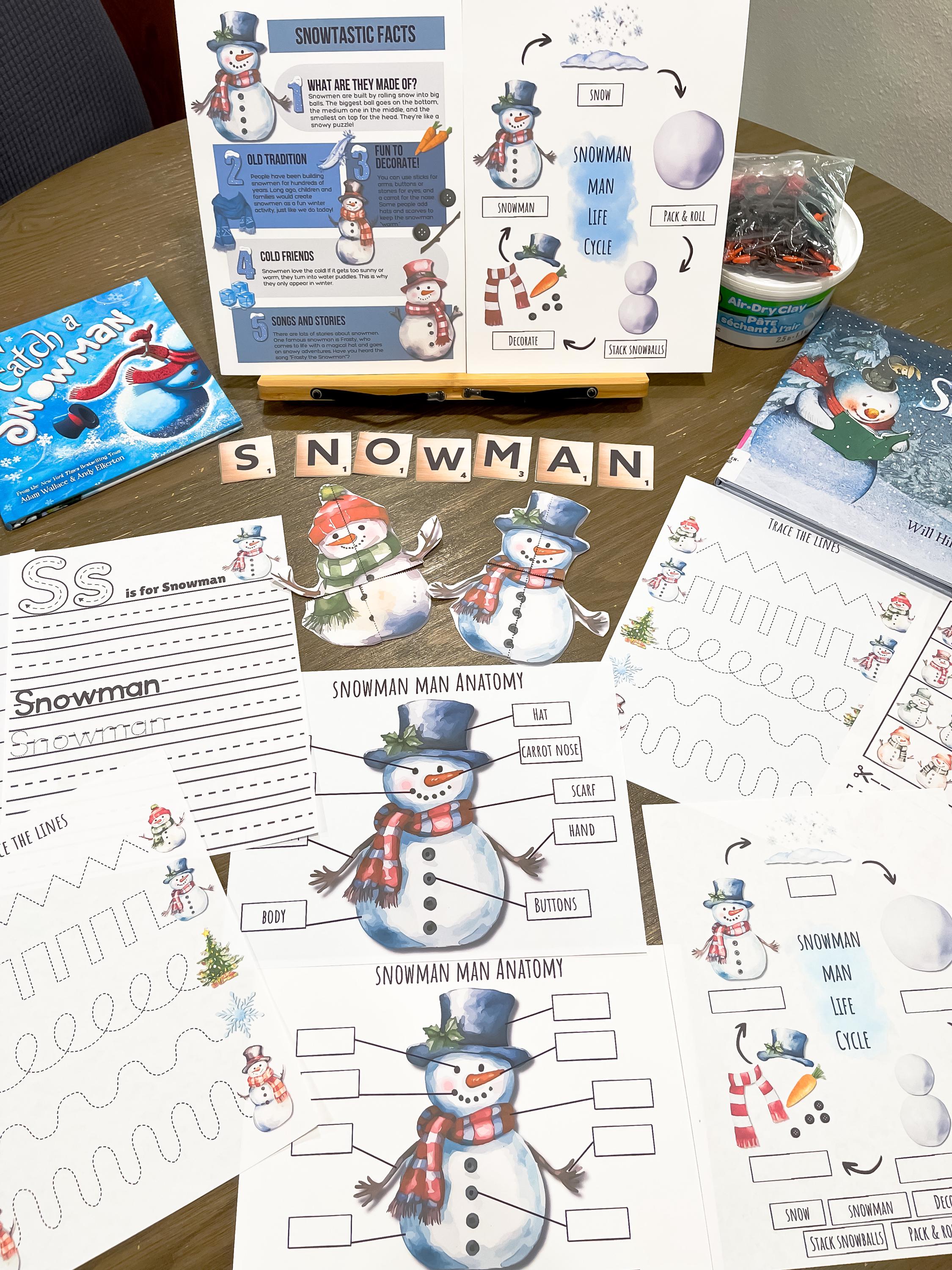Snowman Unit - Etsy