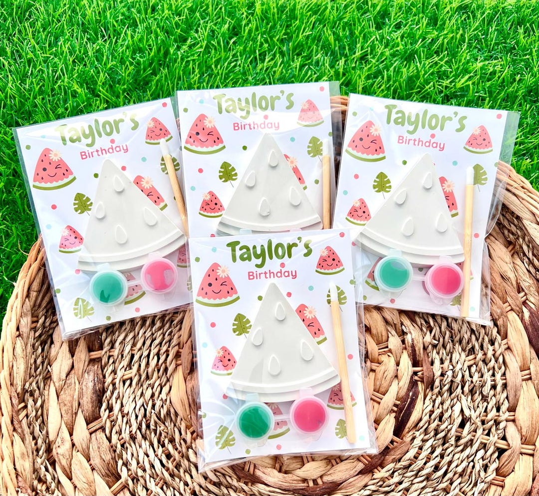 Watermelon Party Bags, Kids Craft, Party, Kids Birthday, Kids Painting ...