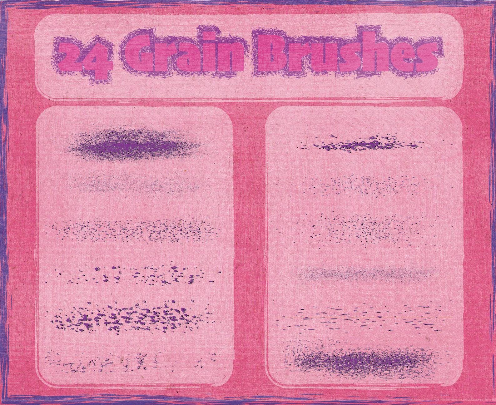Grainer Drawing Kit: Halftone Brushes, Paper Textures, Color Palettes ...