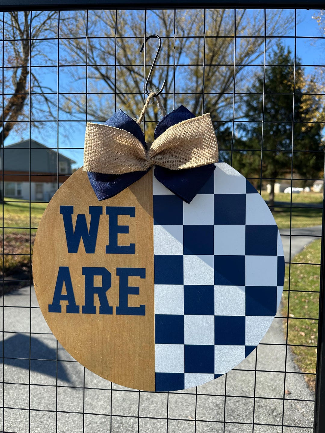 Penn State Fan Wooden Door Hanger - Etsy