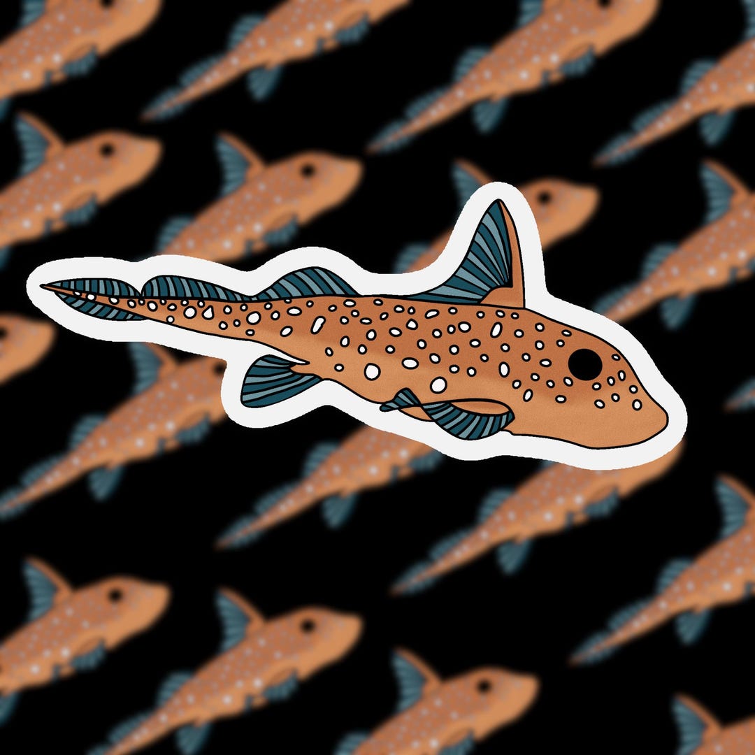 Cute Spotted Ratfish Kiss-cut Vinyl Decals - Etsy