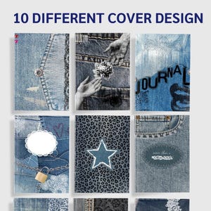 Denim Digital Stickers Digital Journal Cover Goodnotes Compatible ...