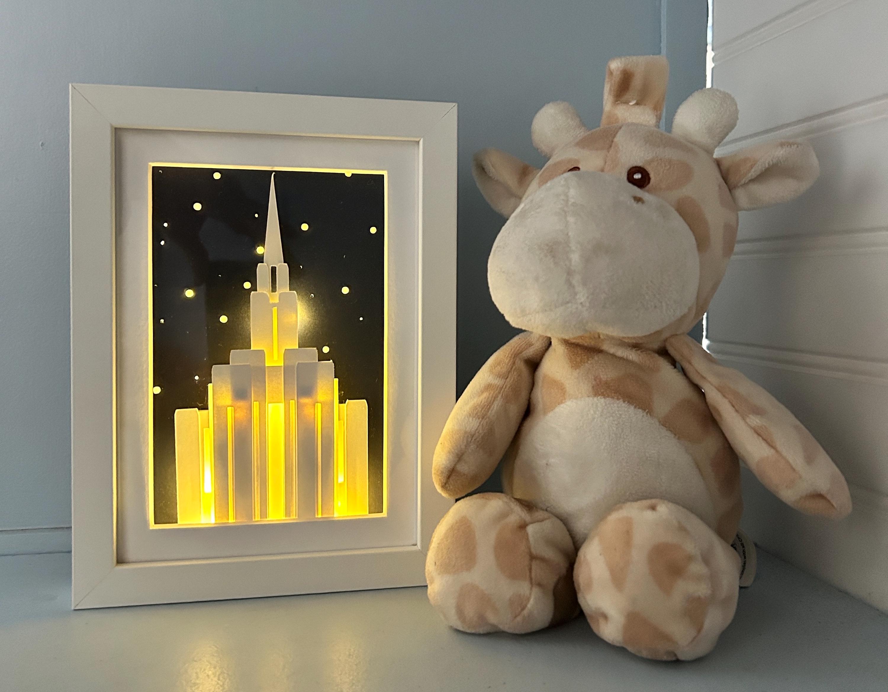 Oquirrh Mountain Temple Shadowbox Light | the Church of Jesus Christ of ...