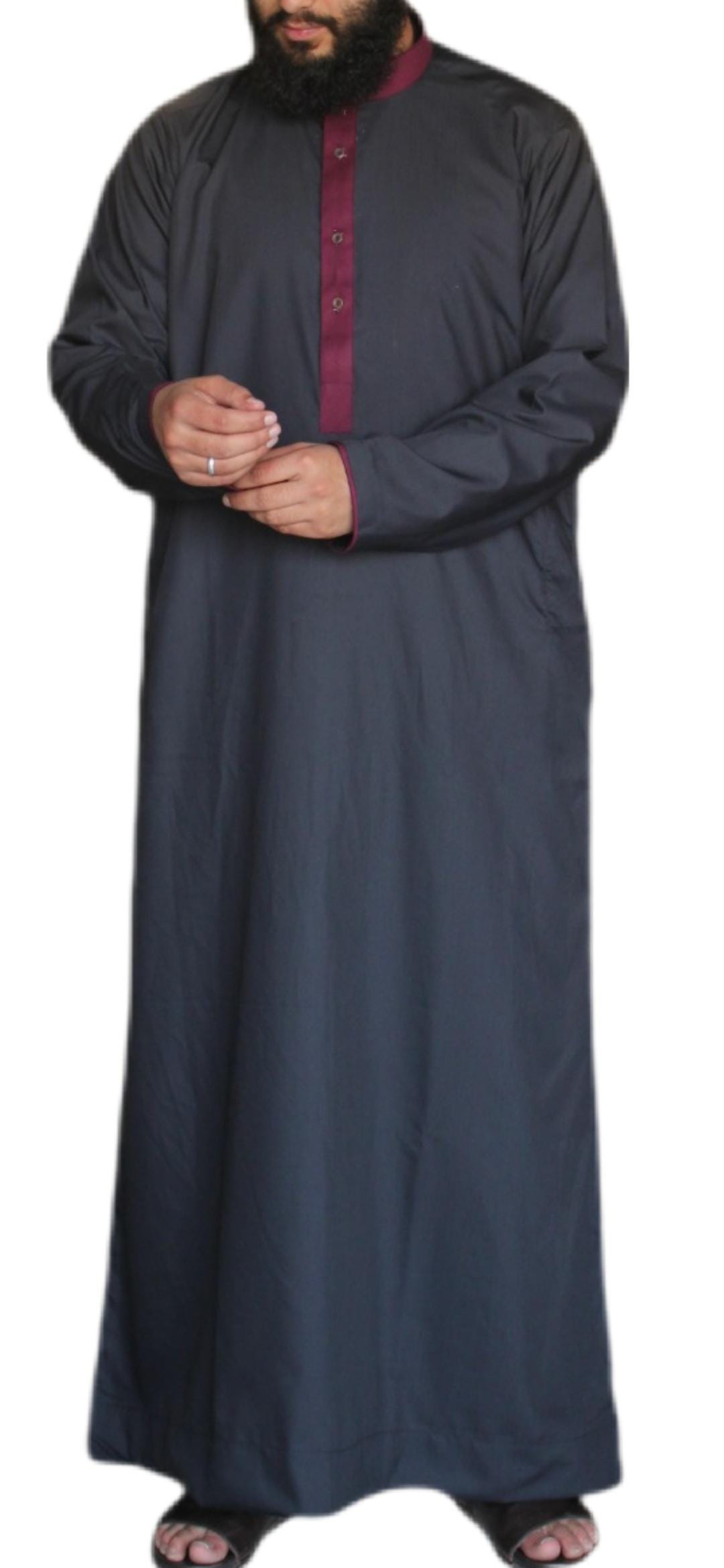Men's Islamic Thobe Designer Muslim Saudi Style Thobe/jubbah - Etsy ...