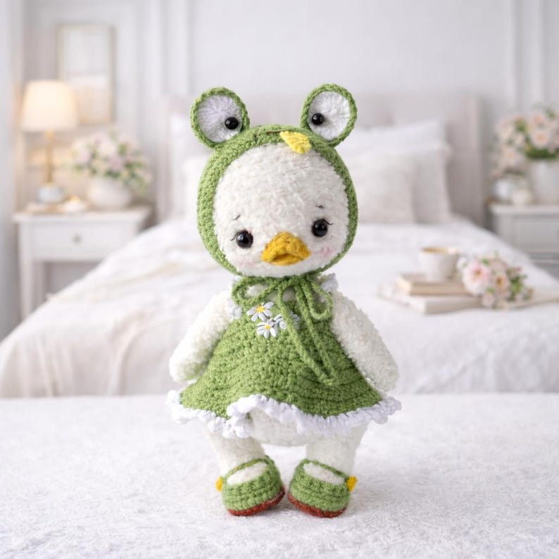 Crochet Duck Amigurumi Pattern, Handmade Plush Toy, PDF Sewing ...