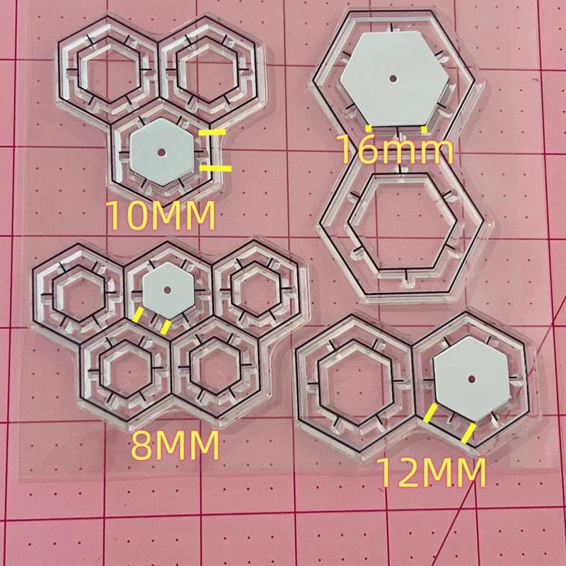 Hexagon Stamp - Etsy