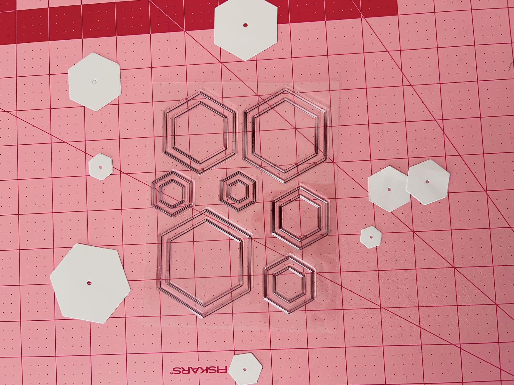 PATCHWORK QUILTSTAMP Hexagonstamp - Etsy