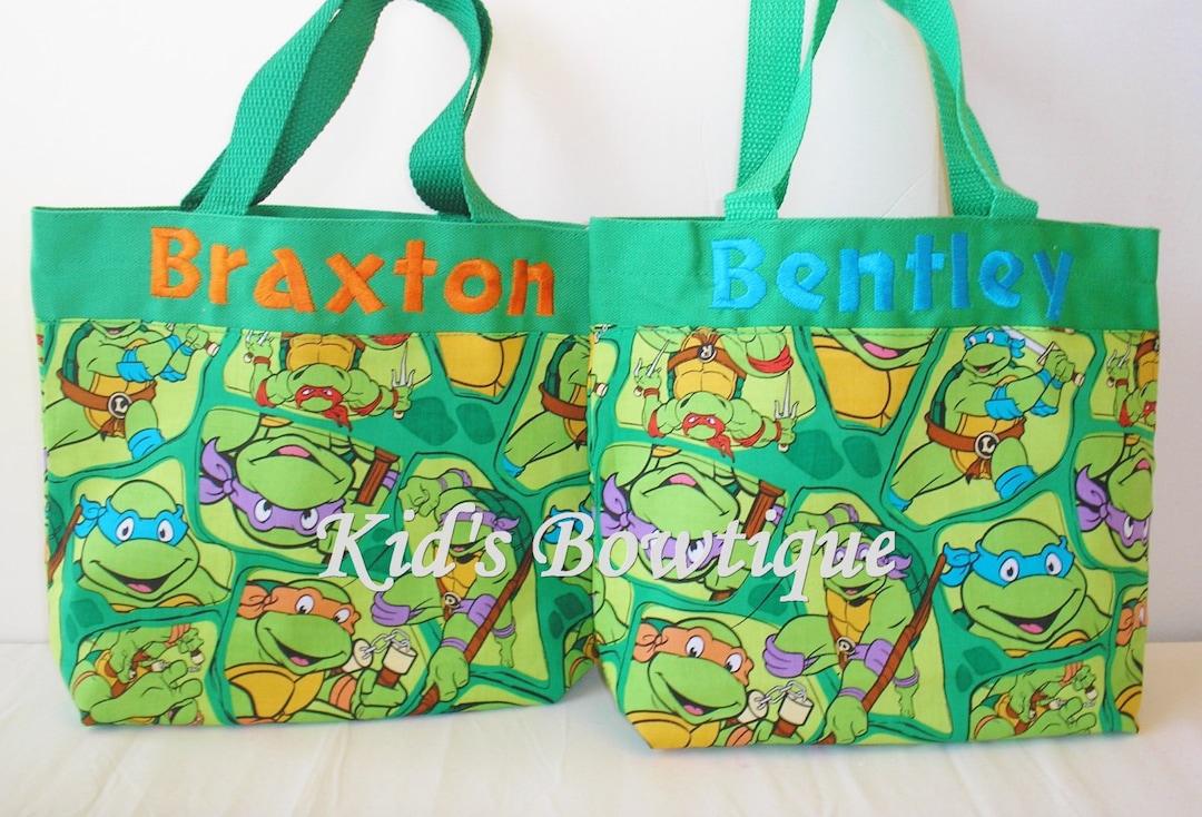 Personalized TMNT Bag - Turtle Bag - Etsy