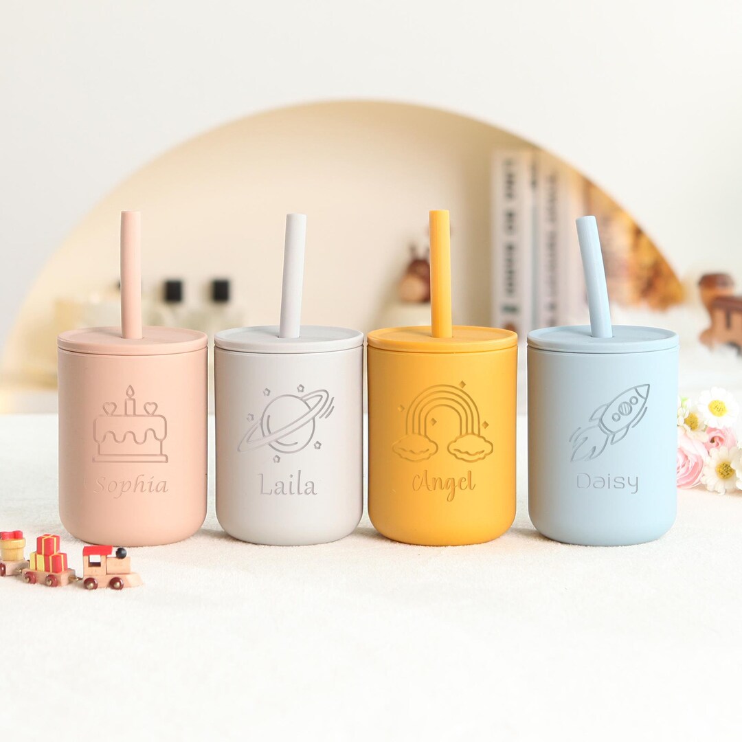 Custom Baby Sippy Cup 200ml - Silicone Trainer Cup, Toddler Sippy Cup ...
