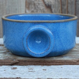 Ceramic Shaving Mug / Ridges for a Good Lather / Comfortable Handle ...