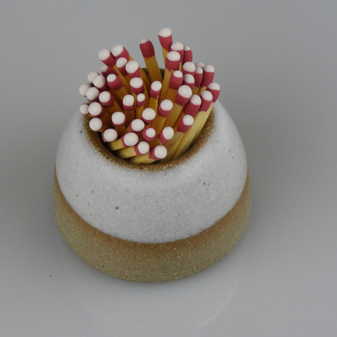 Ceramic Matchstick Holder Ceramic Matchstick Striker - Etsy