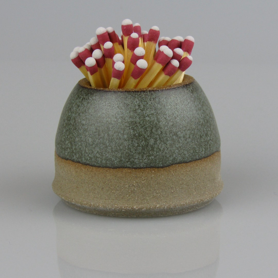 Ceramic Matchstick Holder - Ceramic Matchstick Striker - Etsy