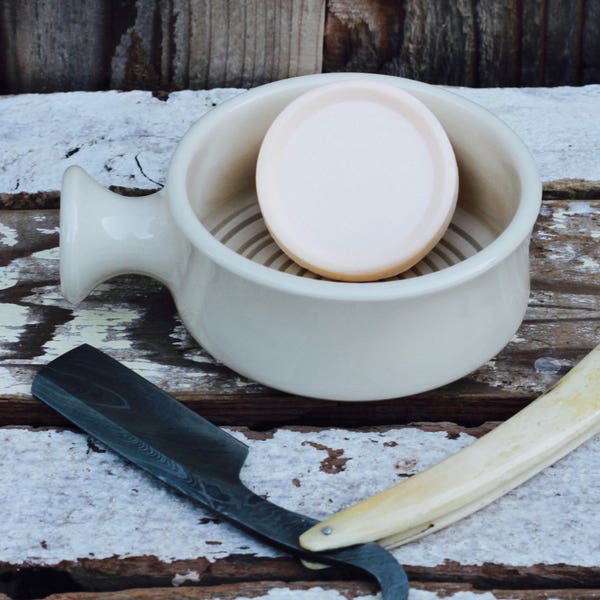 Pottery Shaving Mug - Etsy