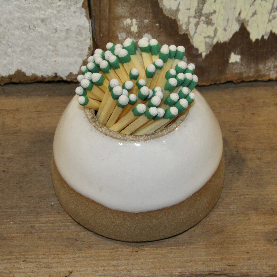 Ceramic Matchstick Holder Ceramic Matchstick Striker - Etsy