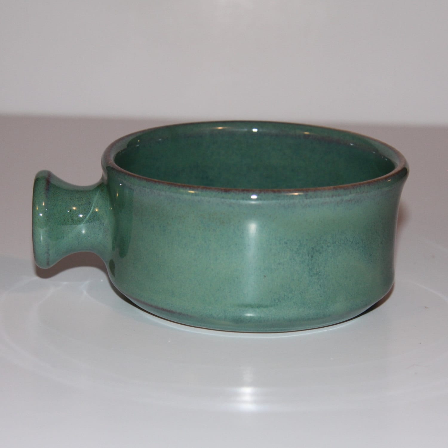 Ceramic Shaving Mug / Ridges for a Good Lather / Comfortable - Etsy