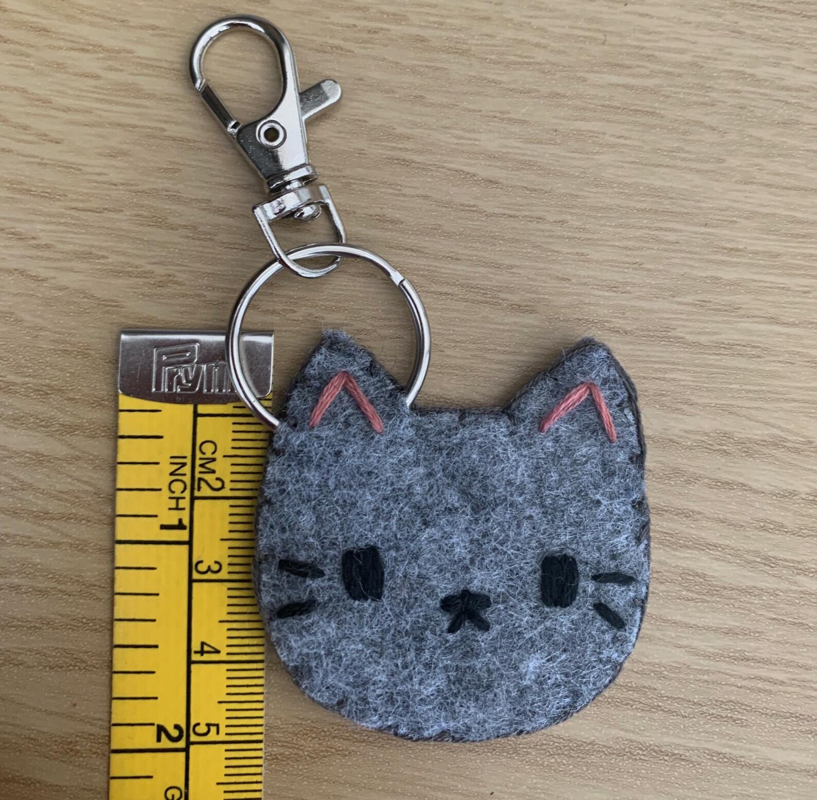 Handmade Felt Cat Keyrings Gift for Cat Lovers #keyring #catkeyring # ...