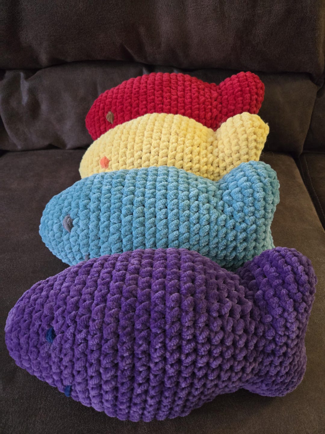 Colorful Fish Crackers Stuffy - Etsy